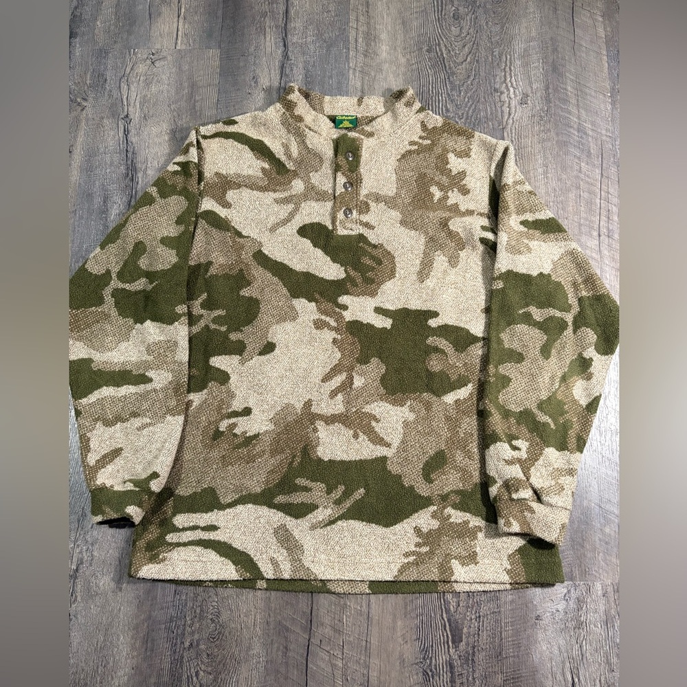 Cabela’s Berber Fleece Henley Men’s Outfitter Pullove… - Gem